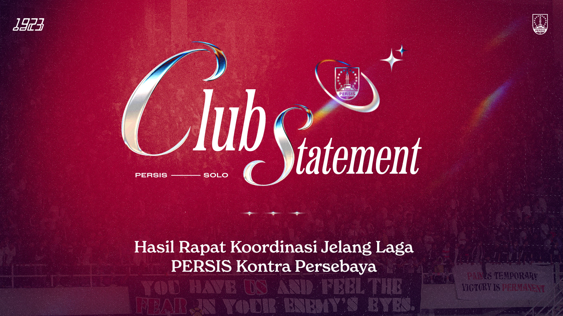 Club Statement: Hasil Rapat Koordinasi Jelang Laga PERSIS Kontra Persebaya | PERSIS Solo ...